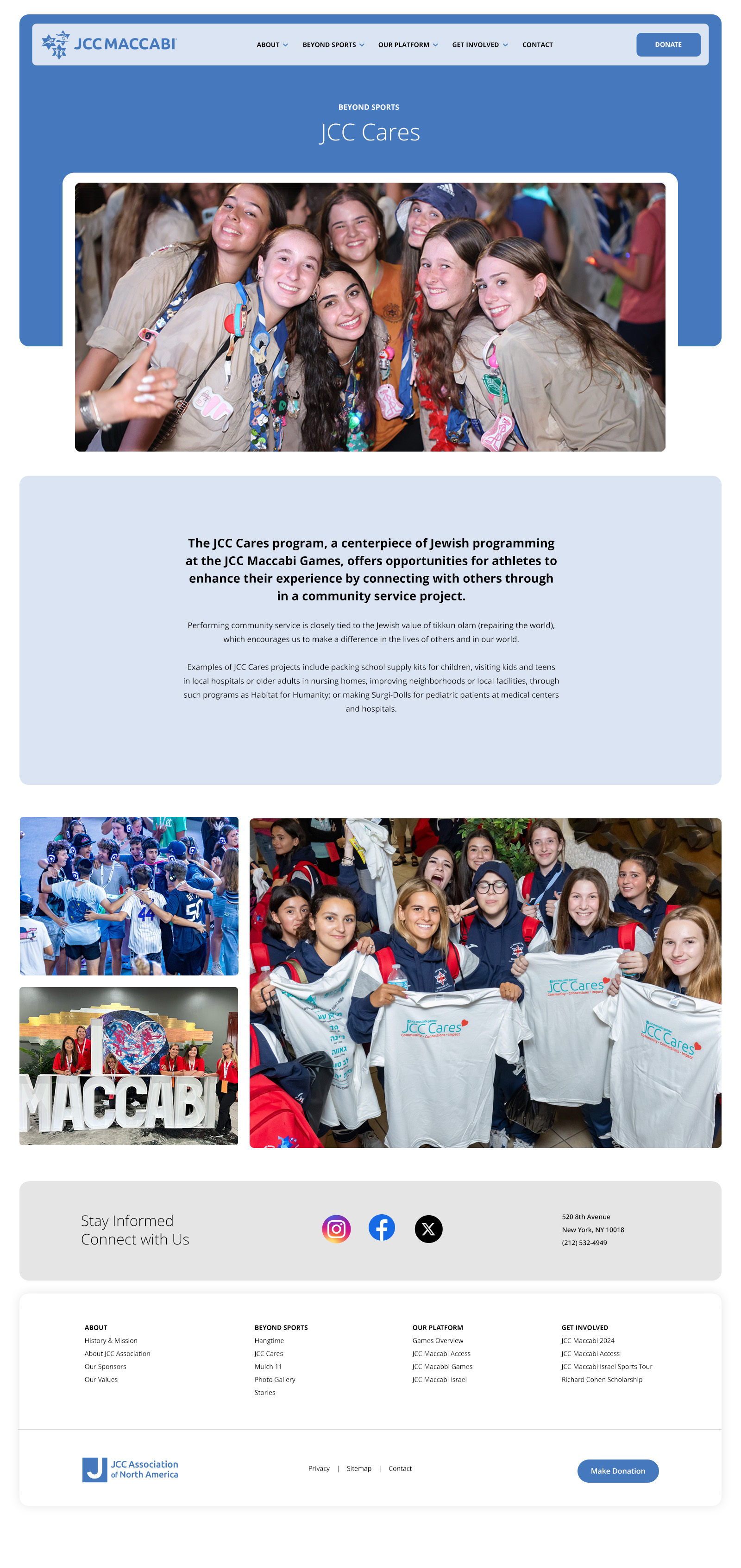 JCC Maccabi | Greybox Creative