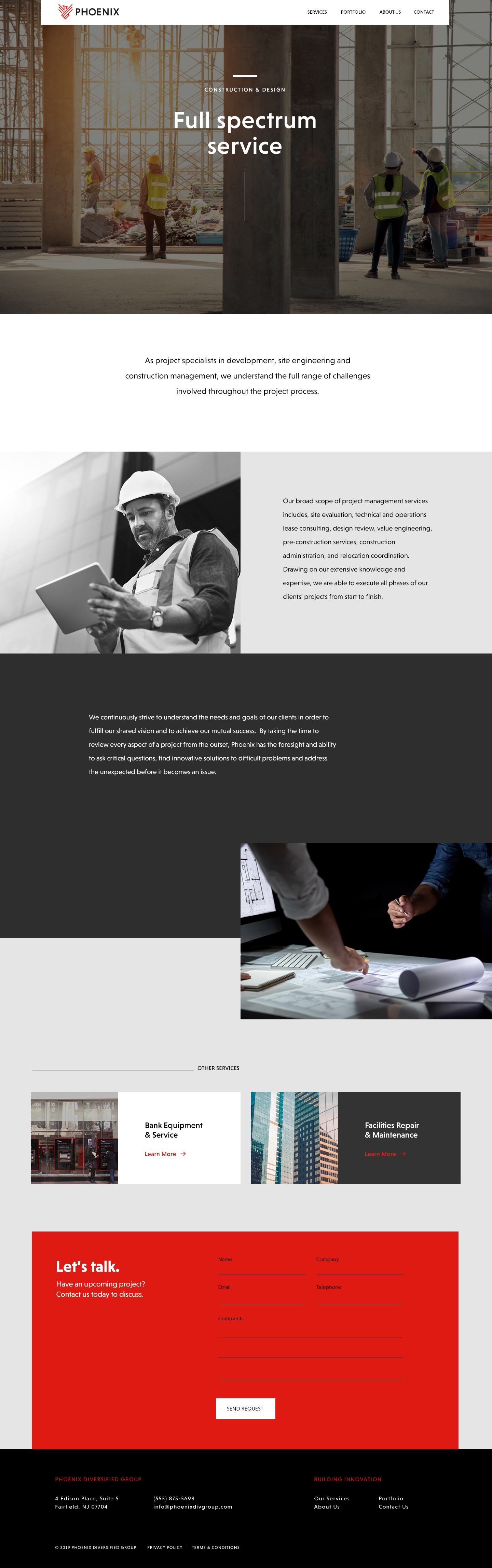 Phoenix Website | Greybox Creative